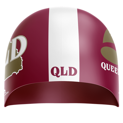 Queenslander Swim Cap - Maroon – Team Elite